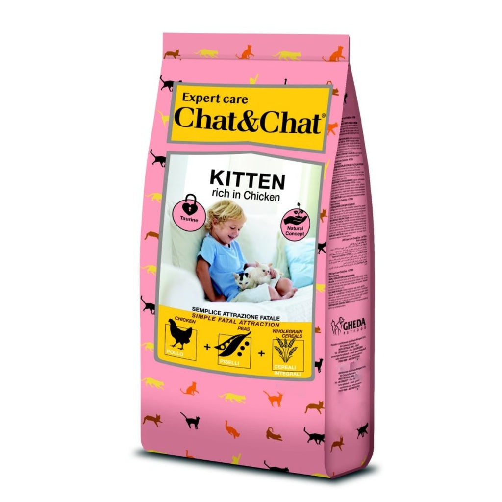 Chat & Chat Kitten Rich in Chicken Dry Food 14 Kg – Pet Resort Store